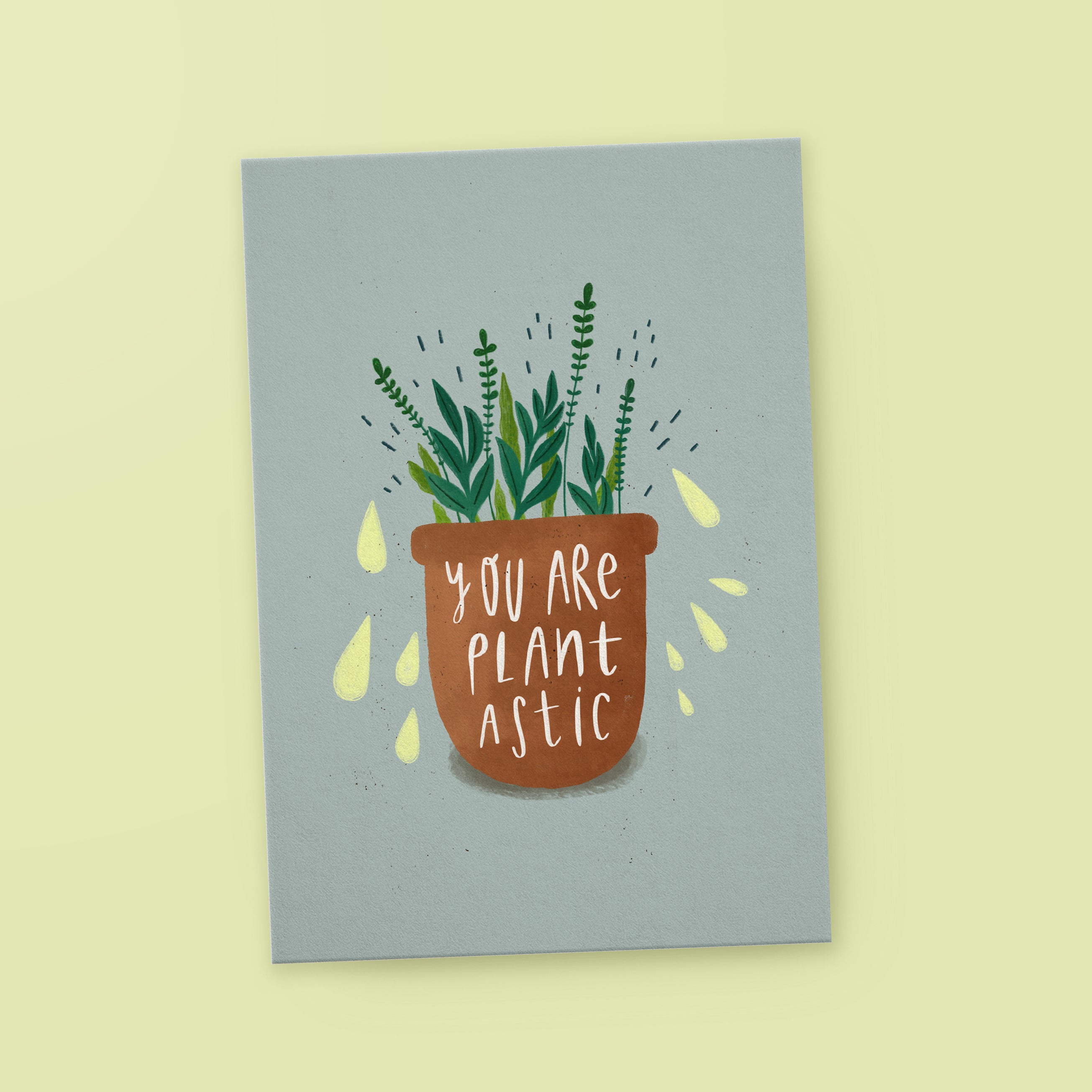 Postkarte »Plantastic« – franzizo nachhaltige papeterie